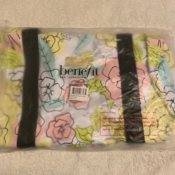 Benefit | Bags | Benefit Floral Duffel Bag | Poshmark
